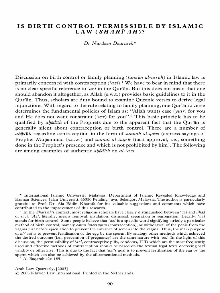 Article 30 | PDF | Birth Control | Science & Mathematics