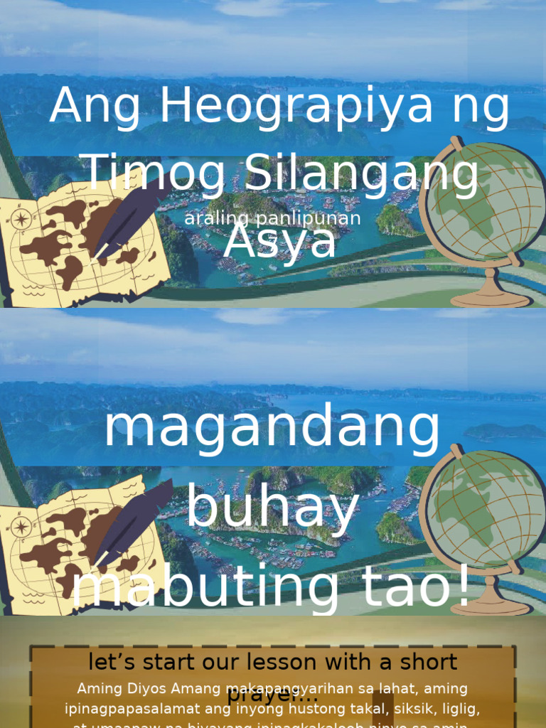 Ang Heograpiya NG Timog Silangang Asya - 20241002 - 201517 - 0000 | PDF