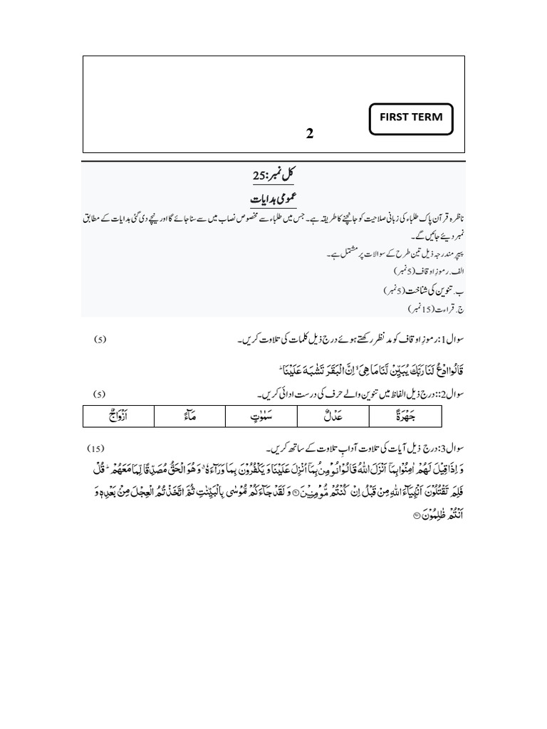 Nazra Quran Grade 2 | PDF | Quran | Islam