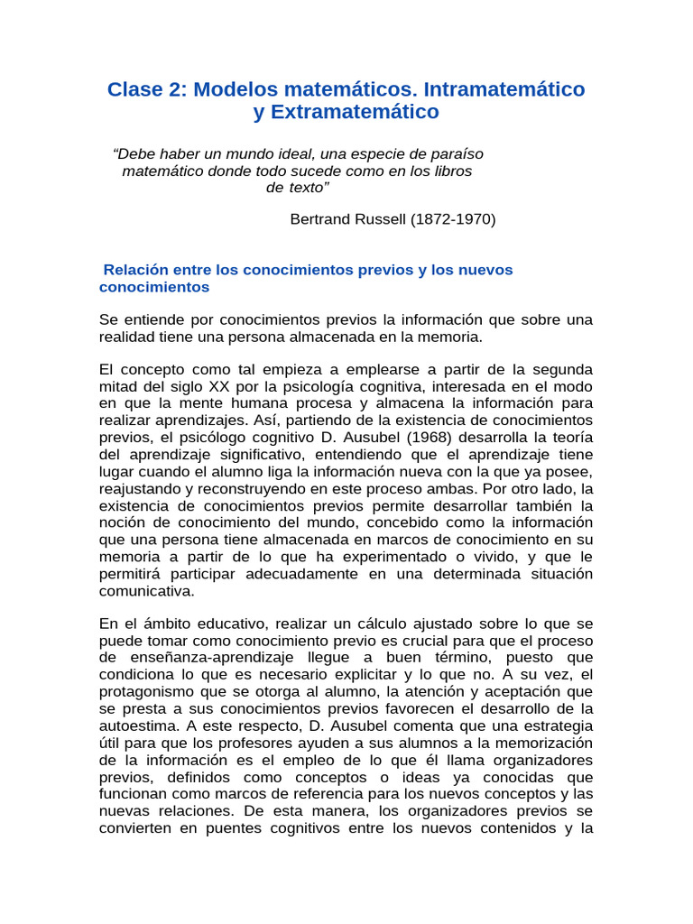 clase2-modelos matematica intra-extra | PDF