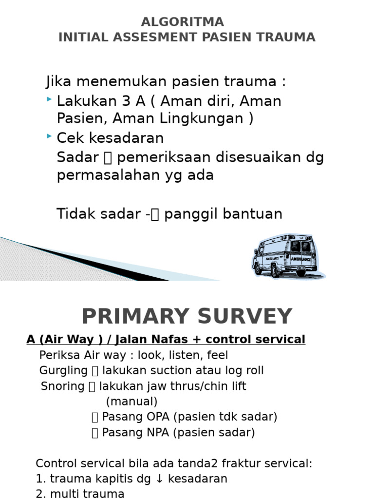 Initial Assesment Trauma | PDF