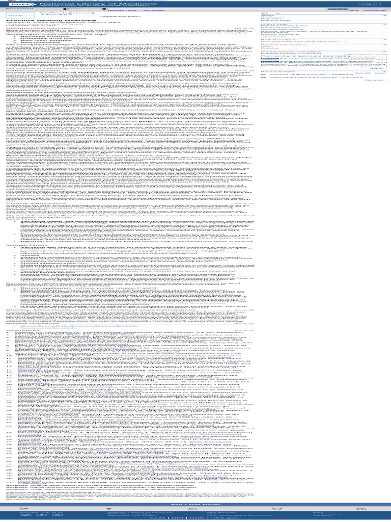 Fracture Healing Overview - StatPearls - NCBI Bookshelf | PDF