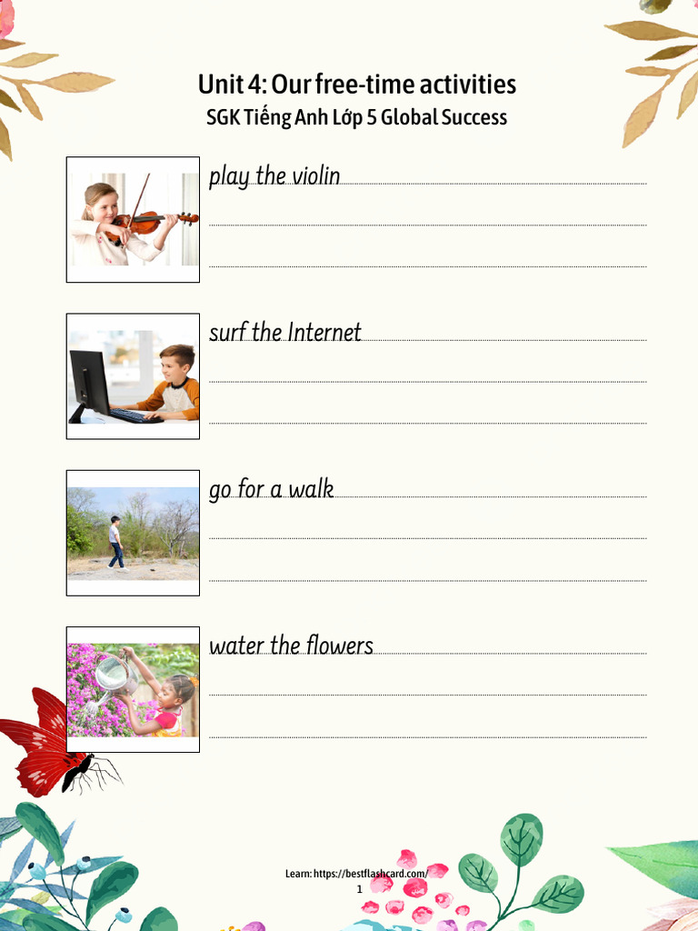 Unit 4 - Our Free-Time Activities - PDF1 | PDF