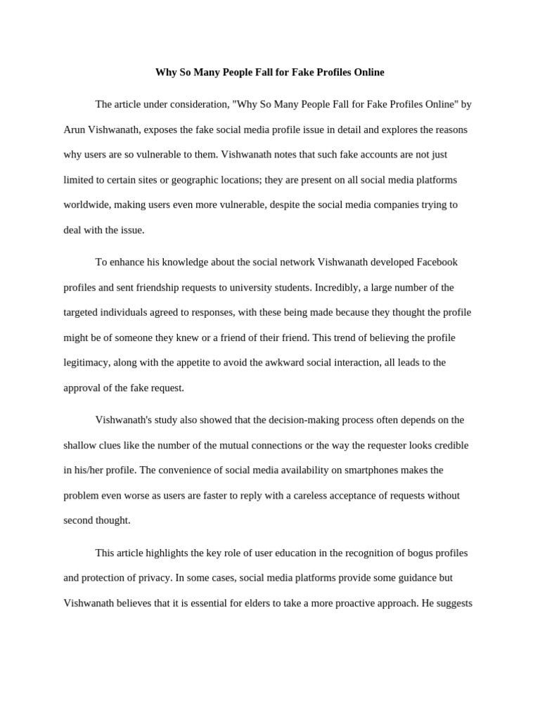 Combatting Fake Social Media Profiles | PDF | Social Science