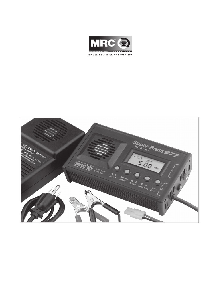 Electrifly Super Brain ChargerRB977 - Manual | PDF | Battery Charger ...