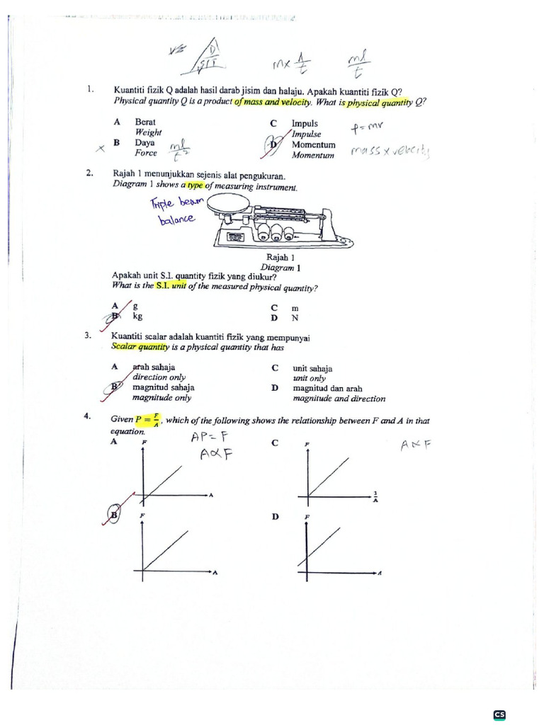 Physics P1 | PDF