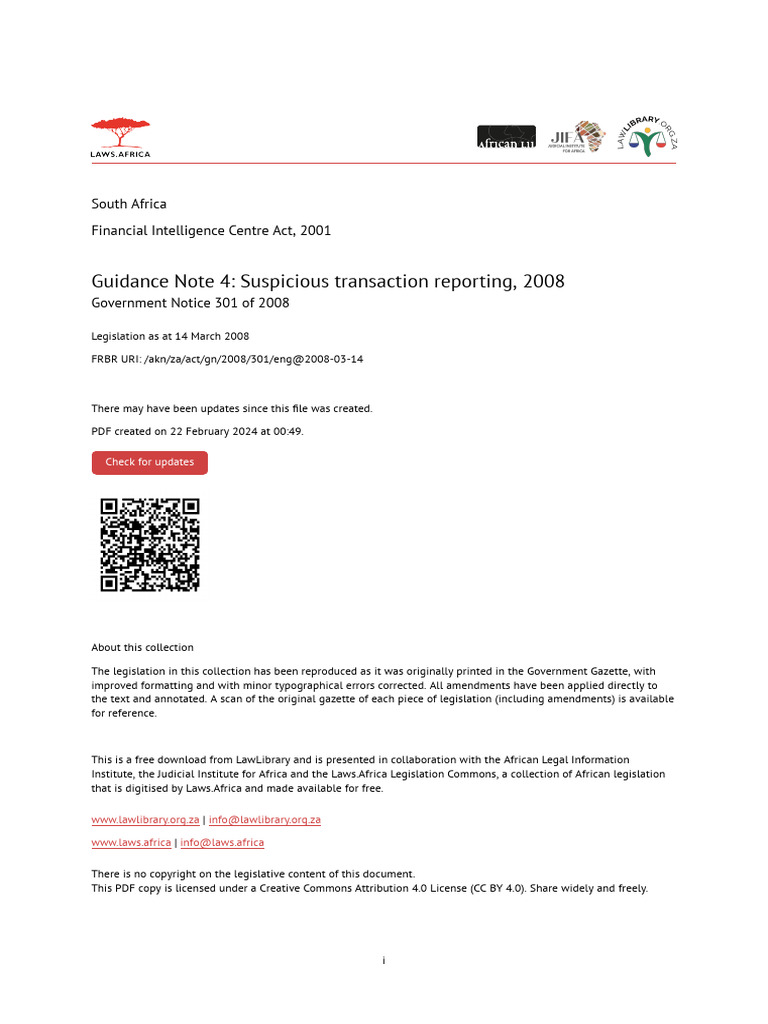 Guidance Note 4 Suspicious Transaction Reporting 2008 | PDF