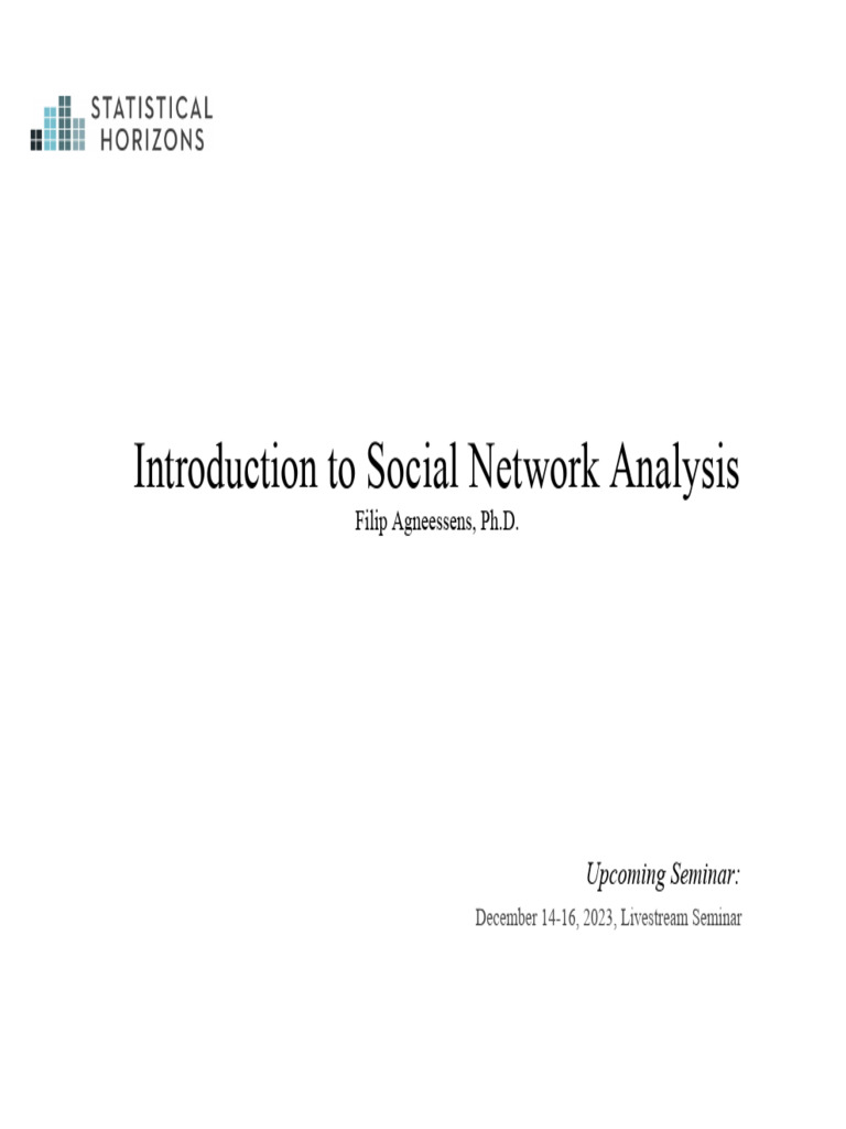 Slide 1 - SNA-Sample-Materials-Agneessens-2 | PDF