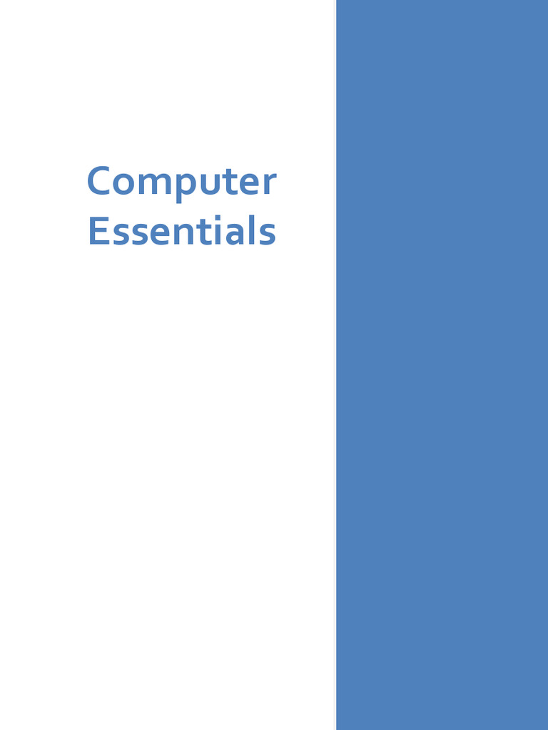 Computer - Essentials - English - SampleLesson | PDF | Icon (Computing) | Window (Computing)