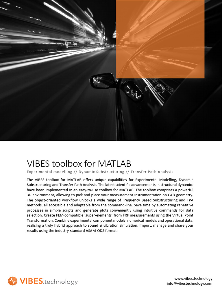 VIBES Toolbox For MATLAB 2017 | PDF