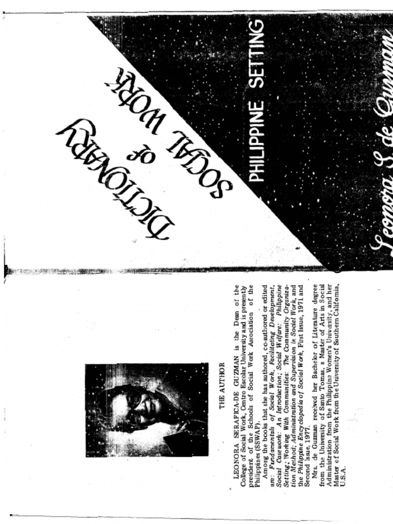 Social Work Dictionary | PDF