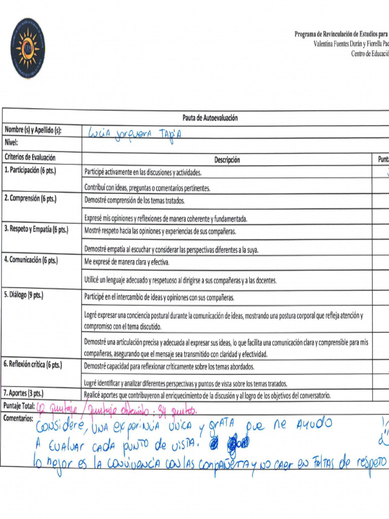 Autoevaluación | PDF