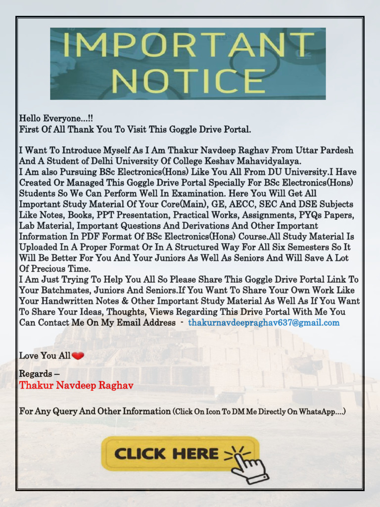 Semiconductor Basics Notes By Navdeep Raghav Pdf