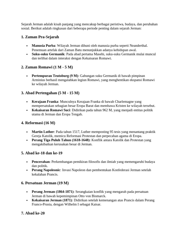 Sejarah Jerman | PDF