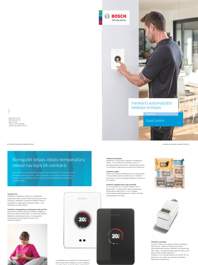 O474190v272 Bosch EasyControl CT200 LV | PDF