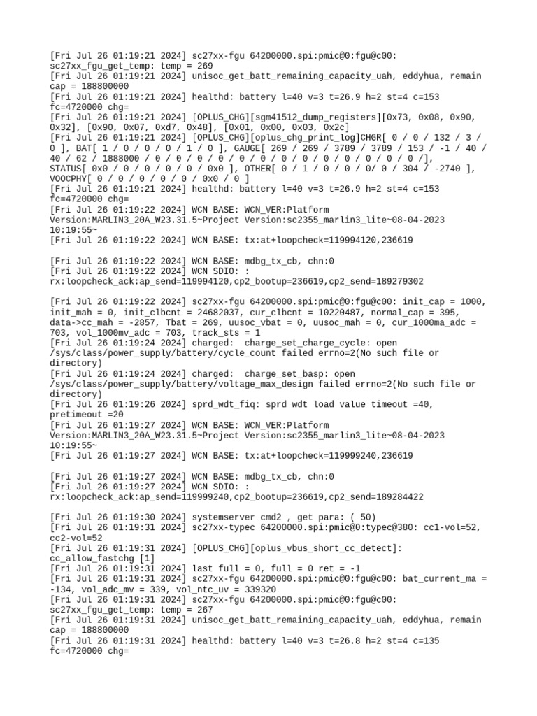 Standby Kernel Log 2024 0726 015443 | PDF
