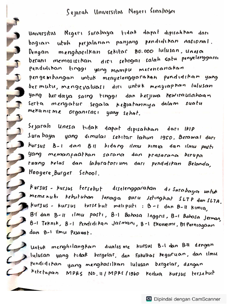 33 - Reno Rahmad Senior Syah - Sejarah UNESA | PDF