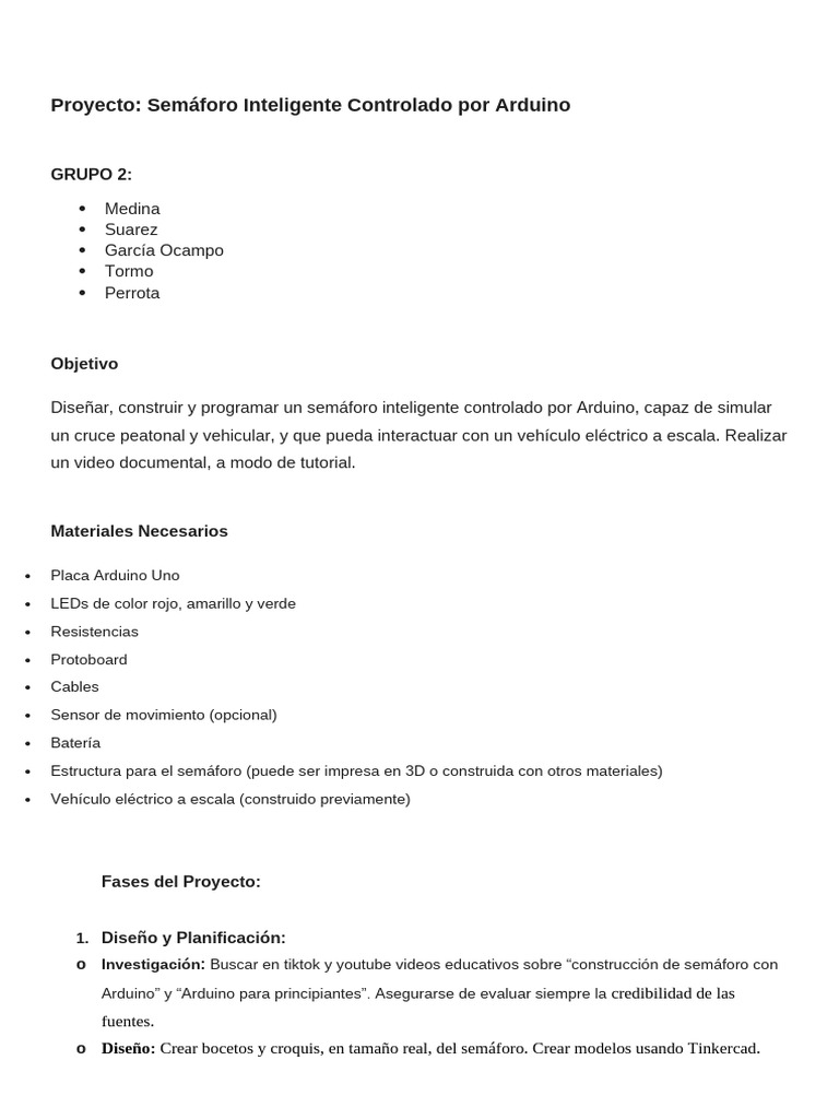 Semaforo Arduino | PDF | Arduino | Informática