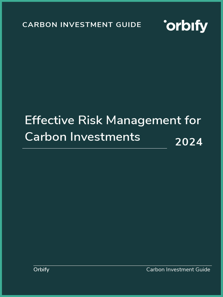 Carbon Investment Guide 2024 - Orbify | PDF