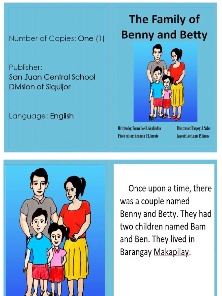 Story-The-Family-of-Benny-Betty (1) Week 1 q1 | PDF