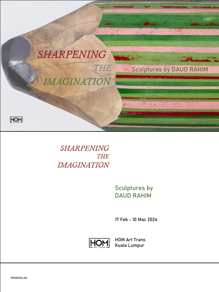 ECatalogue Daud Rahim - Sharpening The Imagination | PDF | Pencil ...