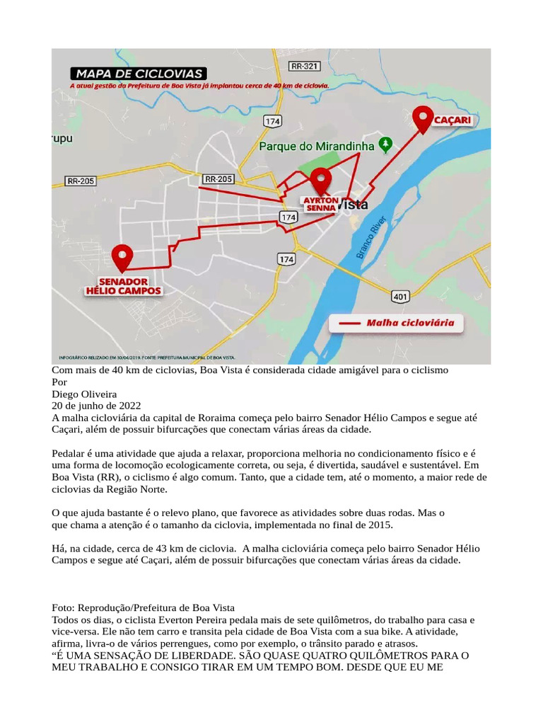 Ciclovias Mapa | PDF
