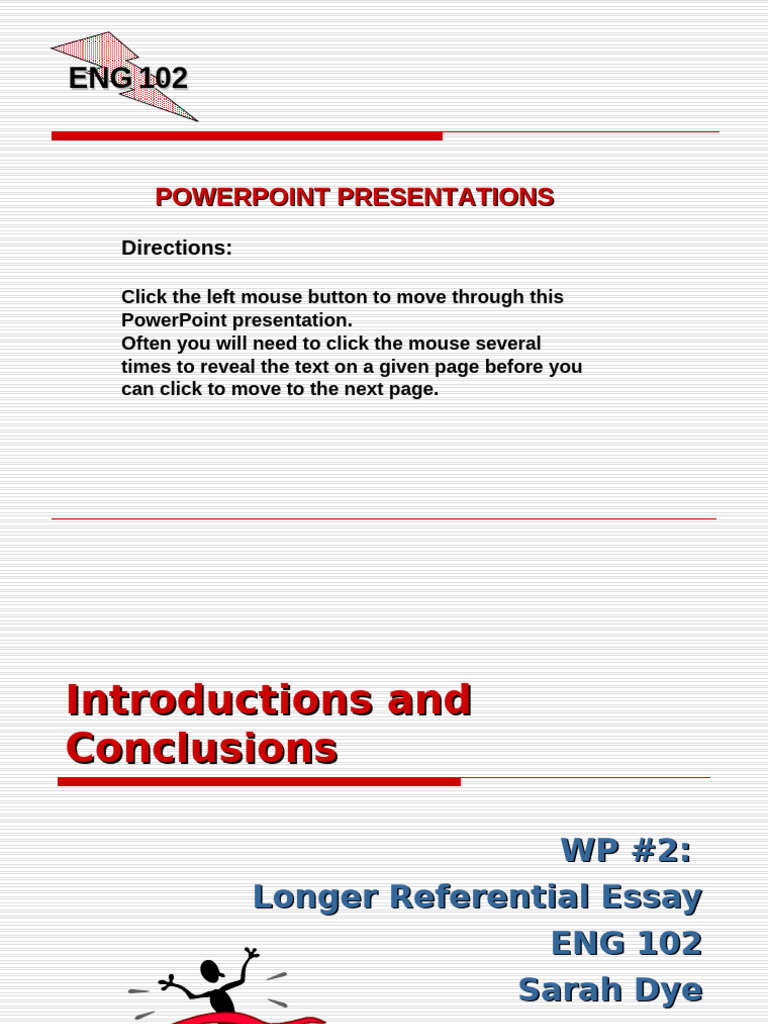 ENG 102 Introductions and Conclusions Powerpoint | PDF
