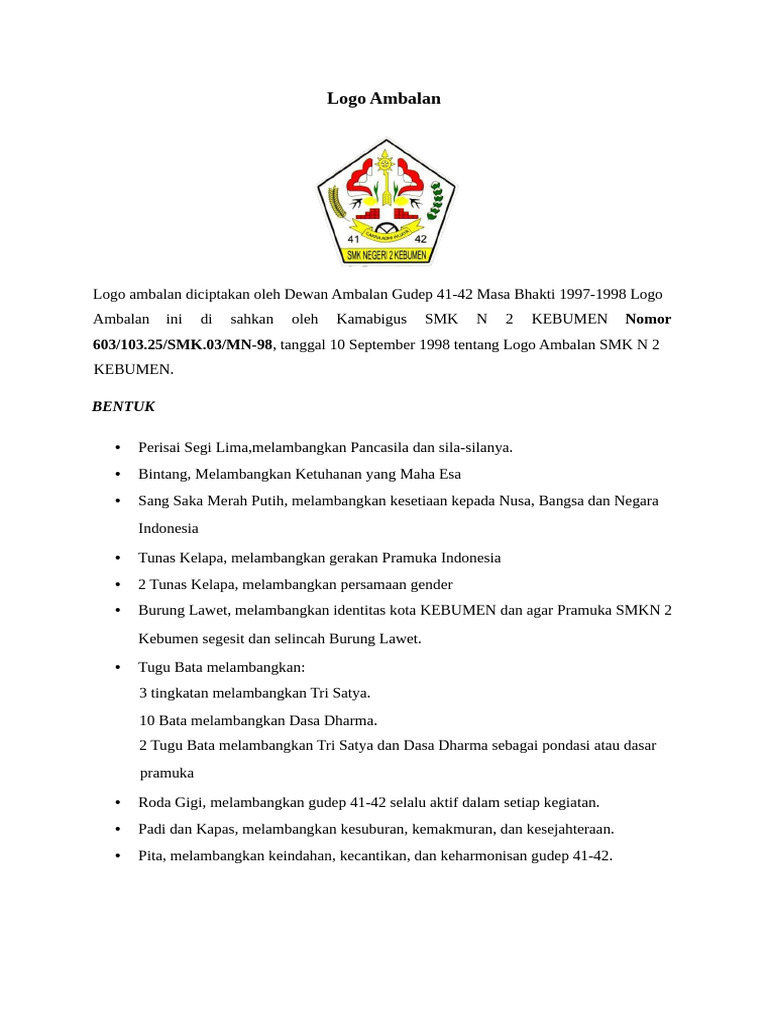 Logo Ambalan | PDF