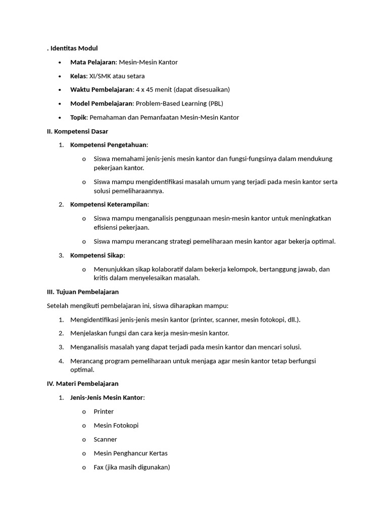 Contoh Modul TP | PDF