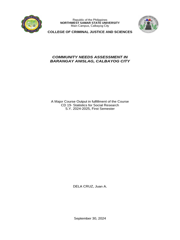 MCO FORMAT Community Needs Assessment | PDF | Business