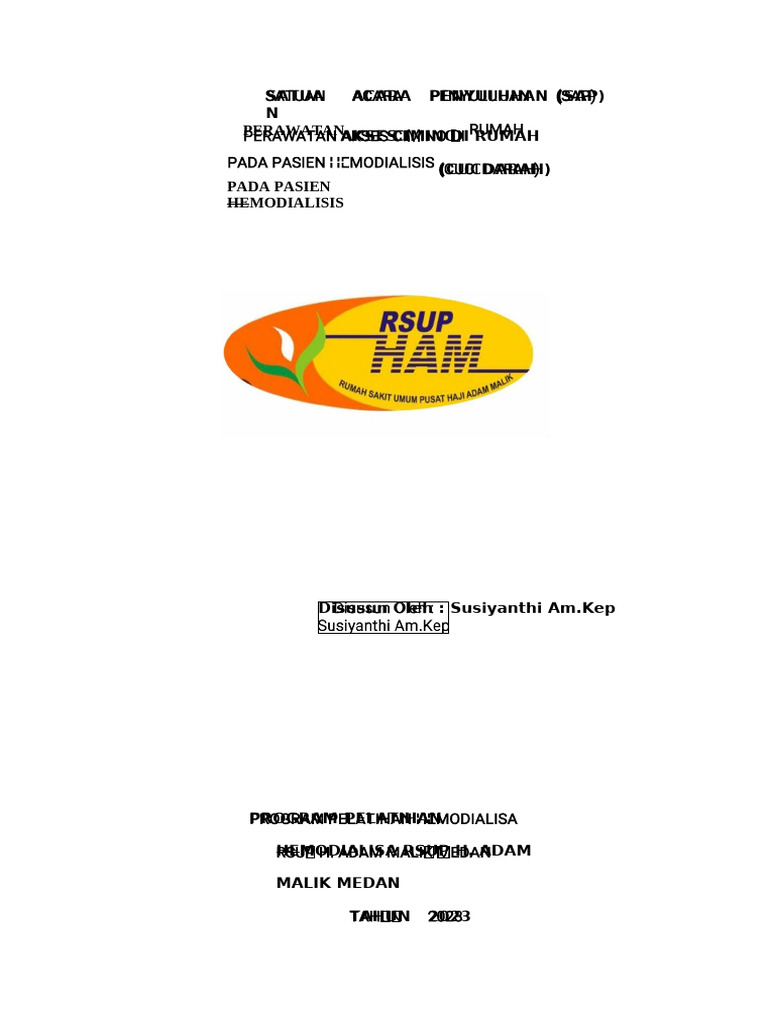 SATUAN ACARA PENYULUHAN CIMINO SUSI-1 | PDF