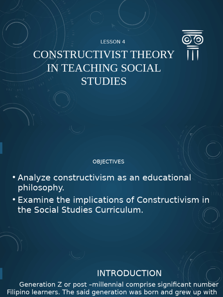 Constructivist Theory in Teaching Social Studies | PDF