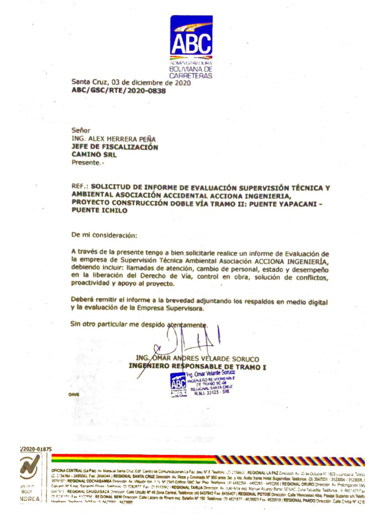 Carta 2020-0838 | PDF