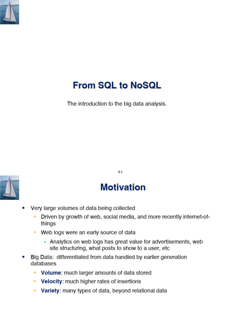 Om SQL To NoSQL | PDF