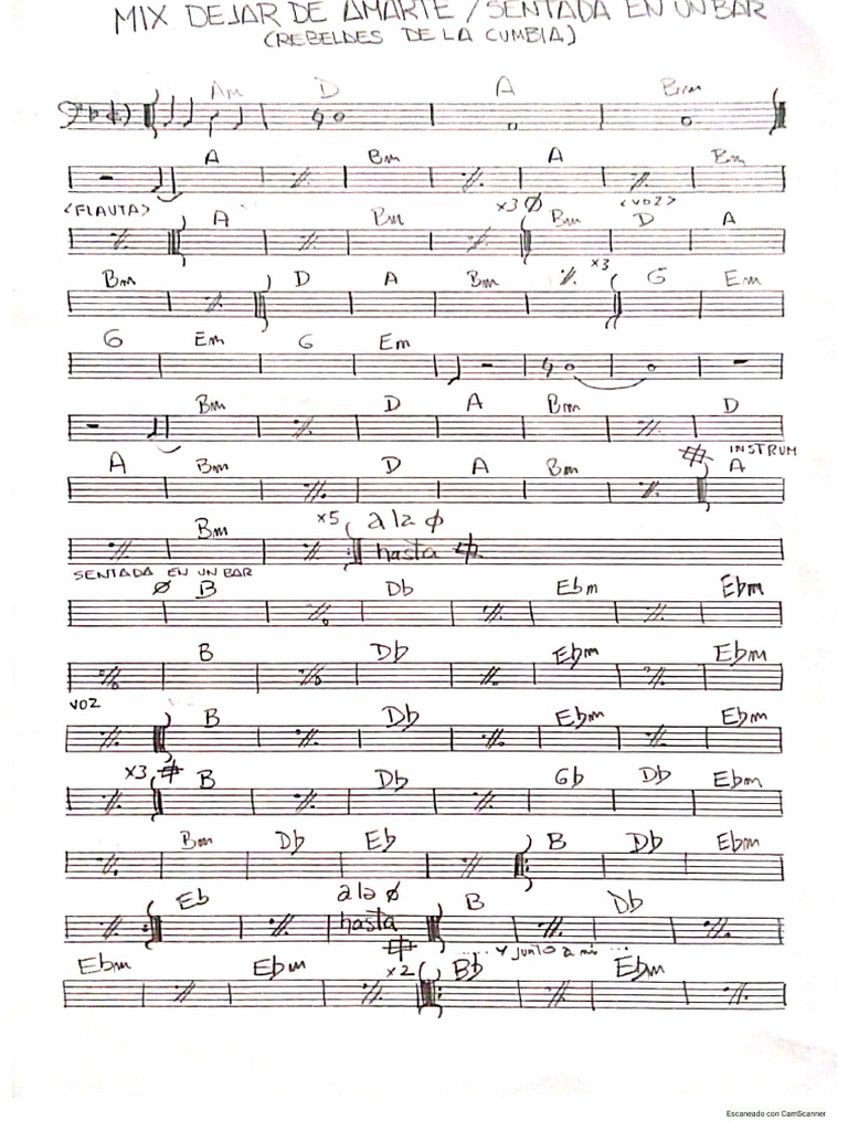 Mix Dejar de Amarte - Sentada en Un Bar | PDF