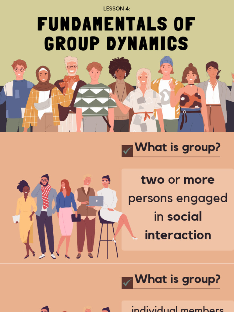 Lesson 4 Fundamentals of Group Dynamics | PDF