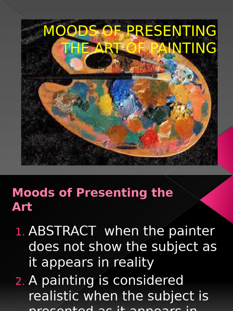 Moods of Presenting The Art of Painting | PDF