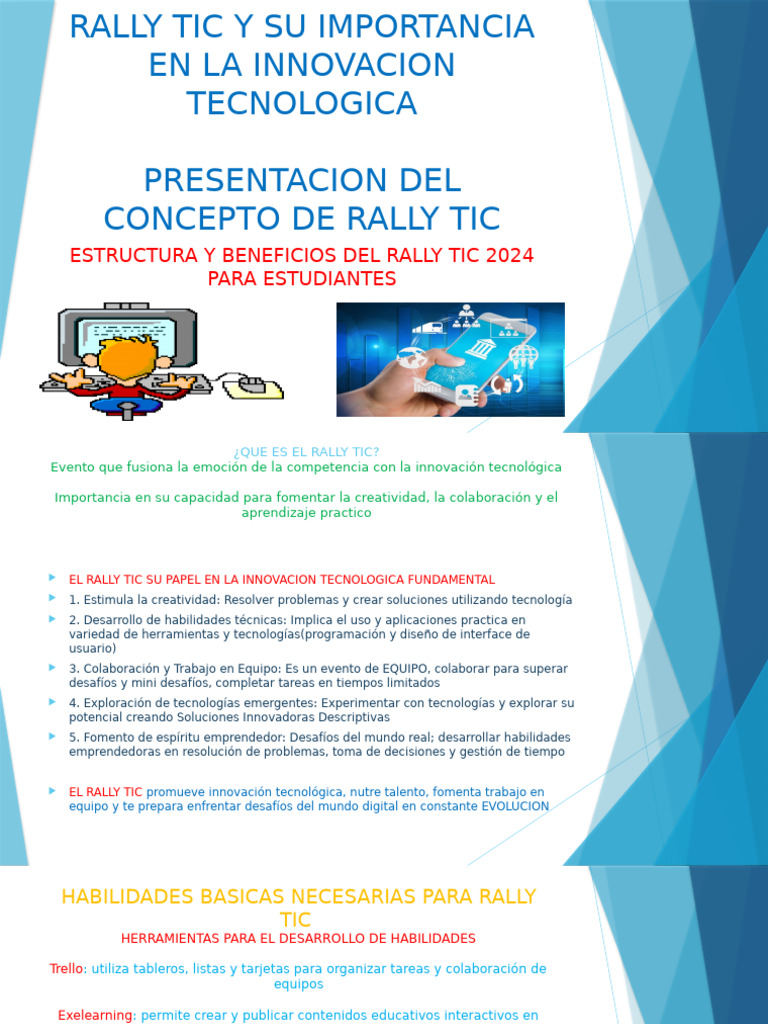 Rally Tic y Su Importancia en La Innovacion Presentacion Plan #1 | PDF