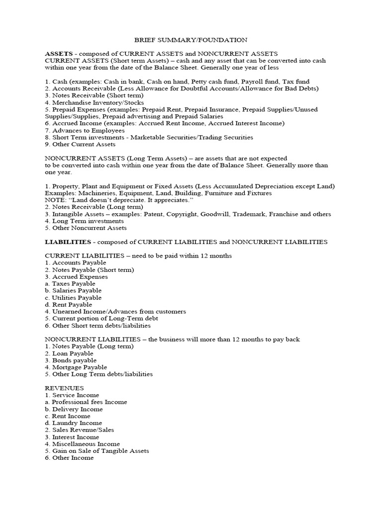 Brief Summary | PDF