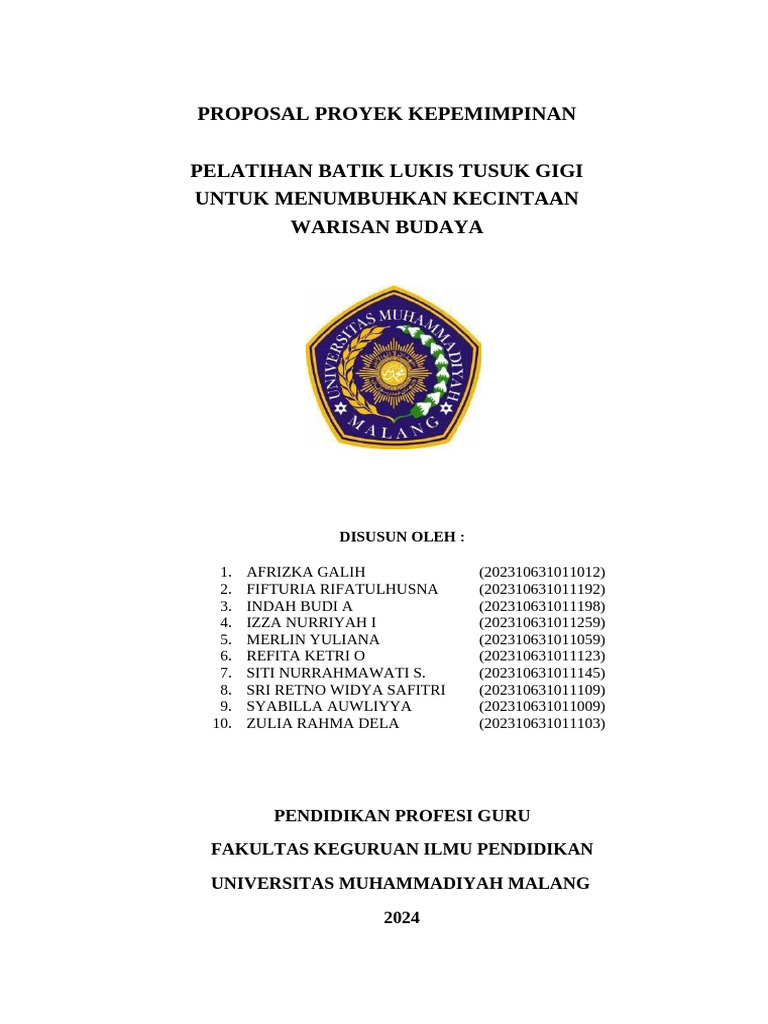 Proposal Proyek Fiks | PDF