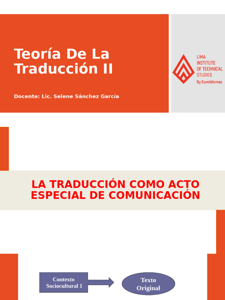 Teoría de La Traducción II | PDF