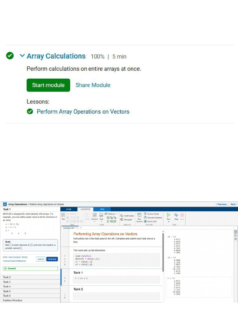 Array Calculations | PDF