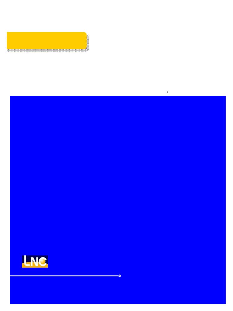 LNC T 600 I Maintenance Manual Eng | PDF