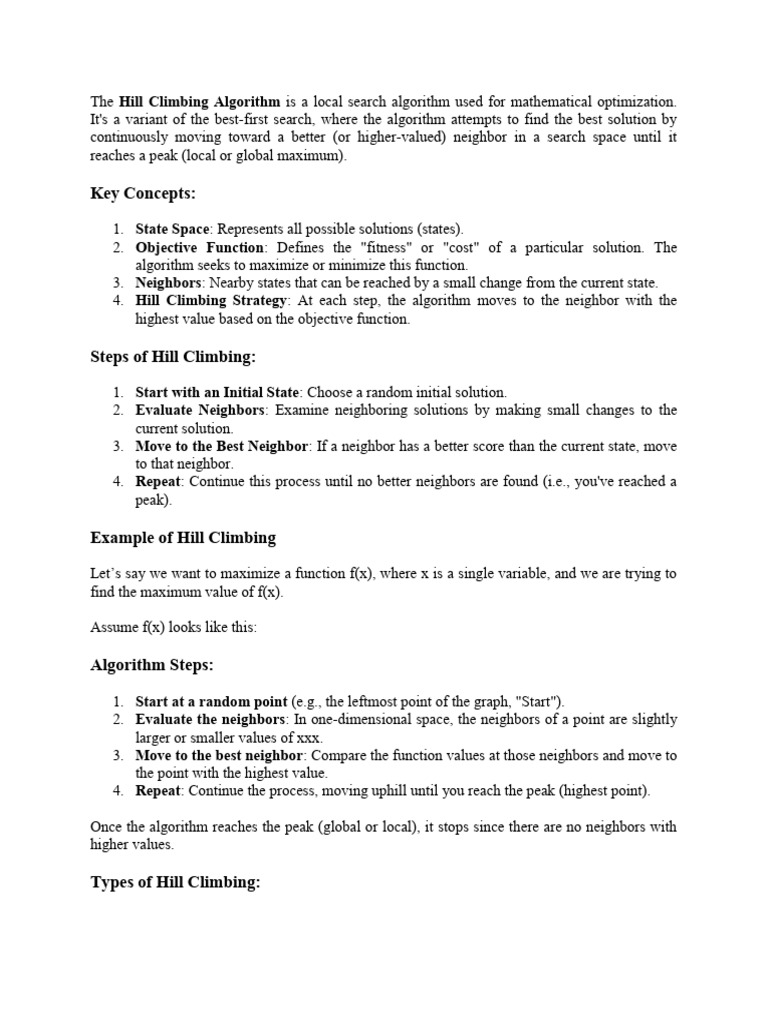 Hill Climbing Algorithm Pdf 0580