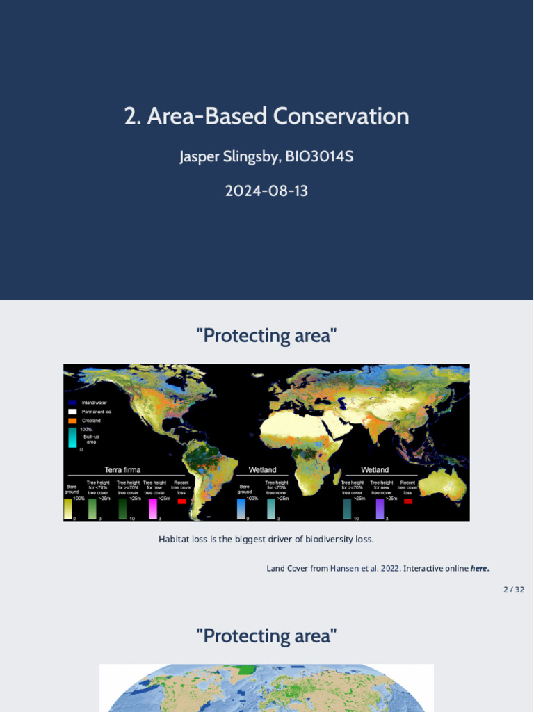Area-Based Conservation | PDF