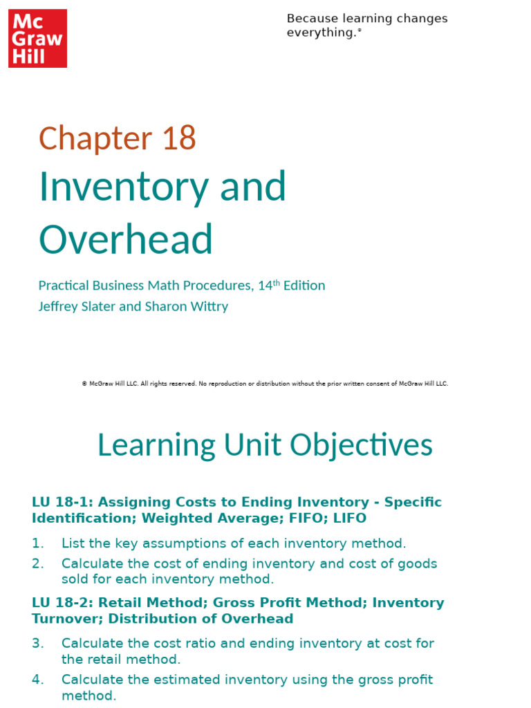 Slater 14e PPT Ch18 ACCESS | PDF