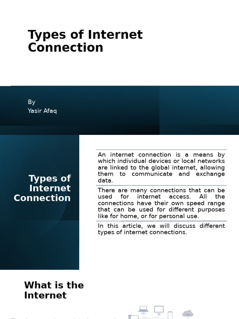 L2 Types of Internet Connection | PDF