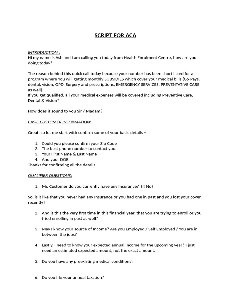 Script For Aca-2 | PDF