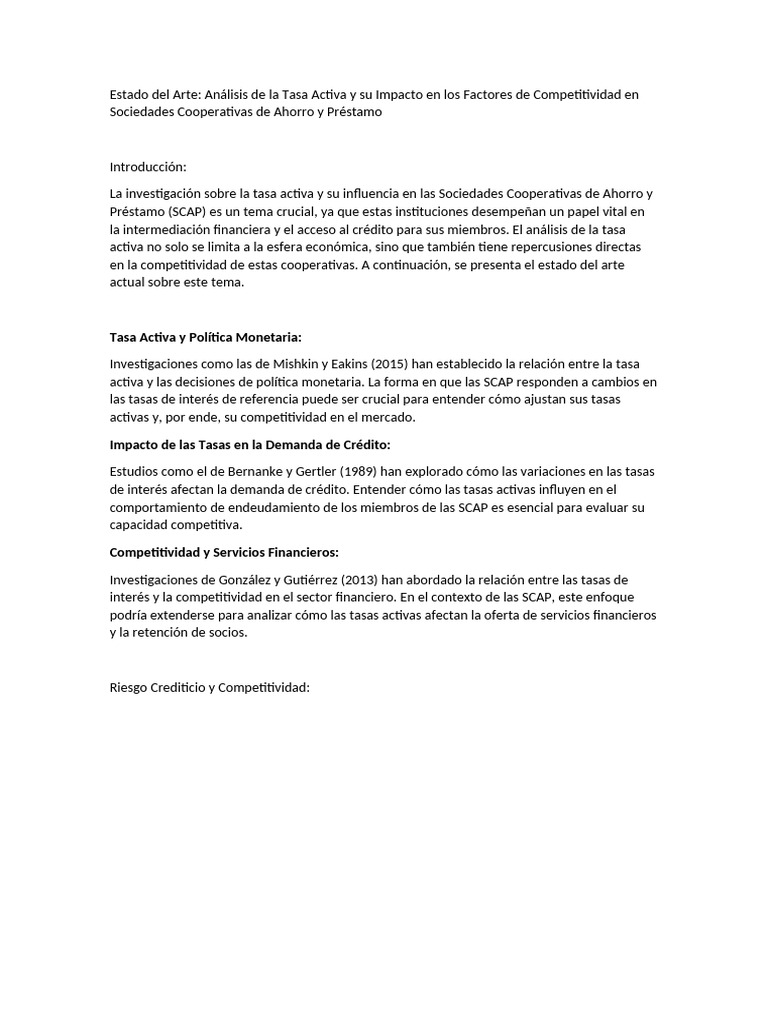 Estado Del Arte Guia y Apoyo | PDF