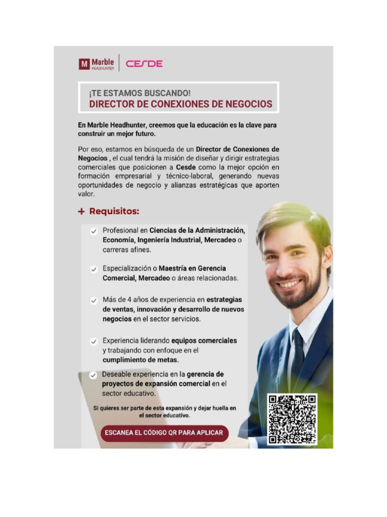 Perfil Director Comercial Hunter | PDF